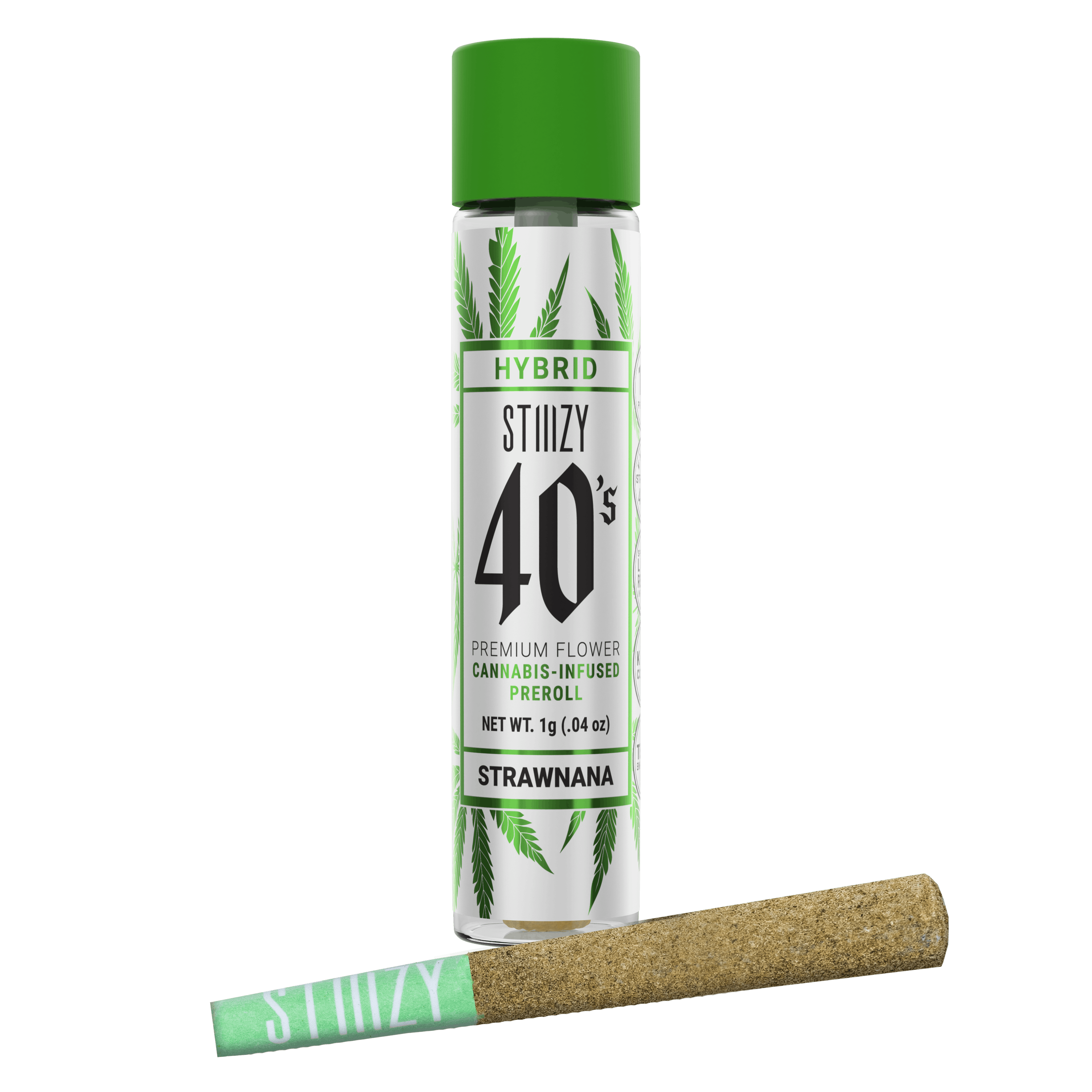 40's Strawnana Preroll 1g PreRol Infused : STIIIZY