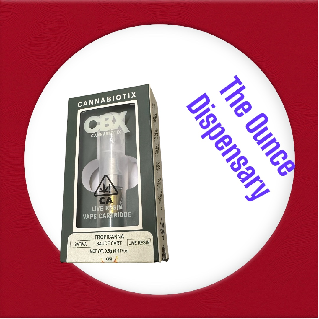 CBX Cartridge 0.5g - Tropicanna Vape Cart : Cannabiotix
