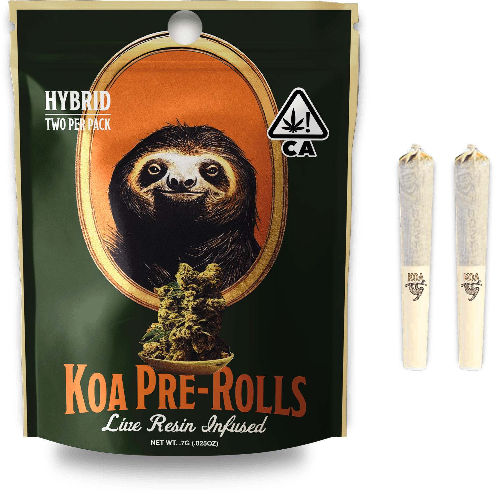 Cina n Milk x Wedding Cake Infused Pre Rolls .7g (2pk) PreRol Infused : KOA Dompen