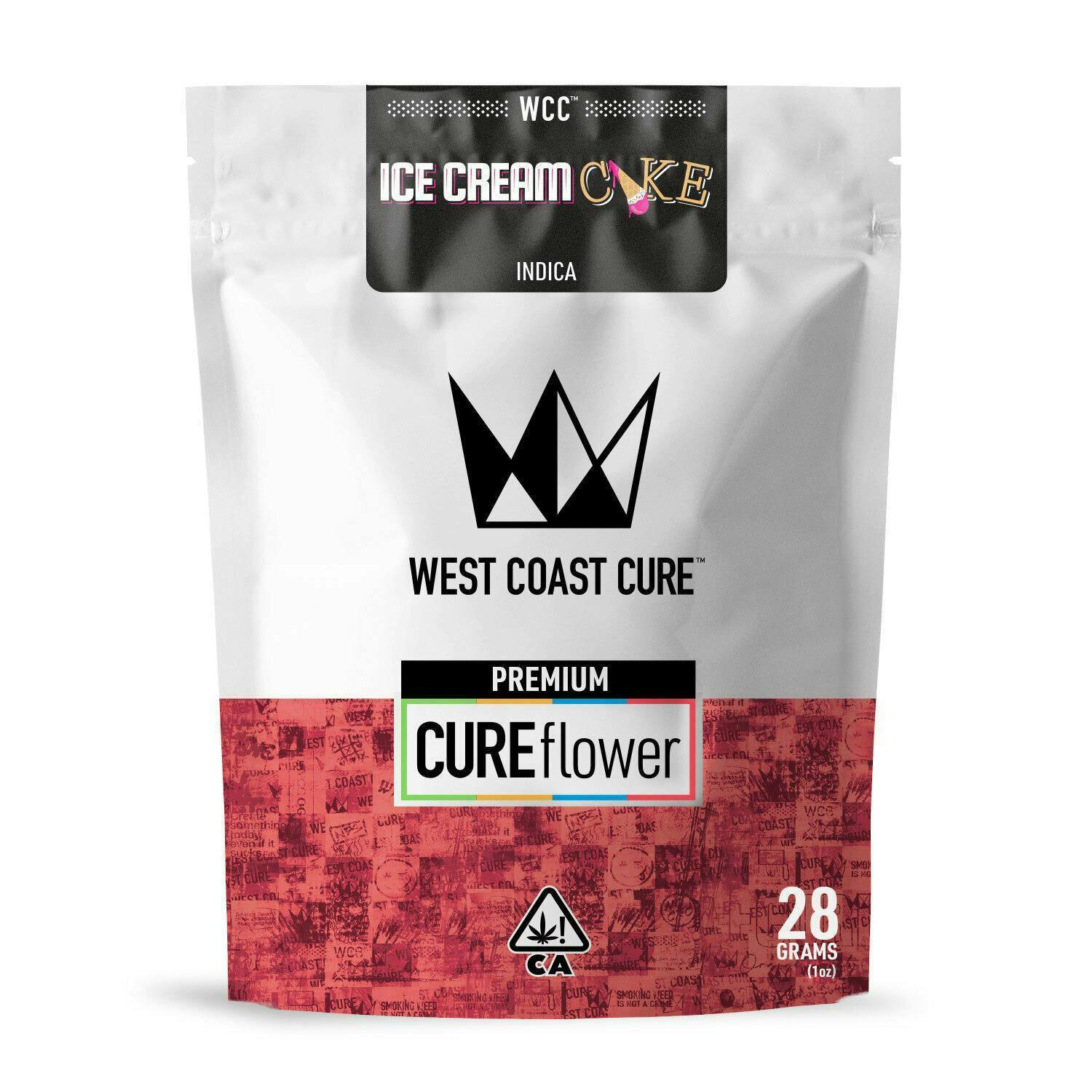 Ice Cream Cake 28g Premium Flower Flowers : West Coast Cure