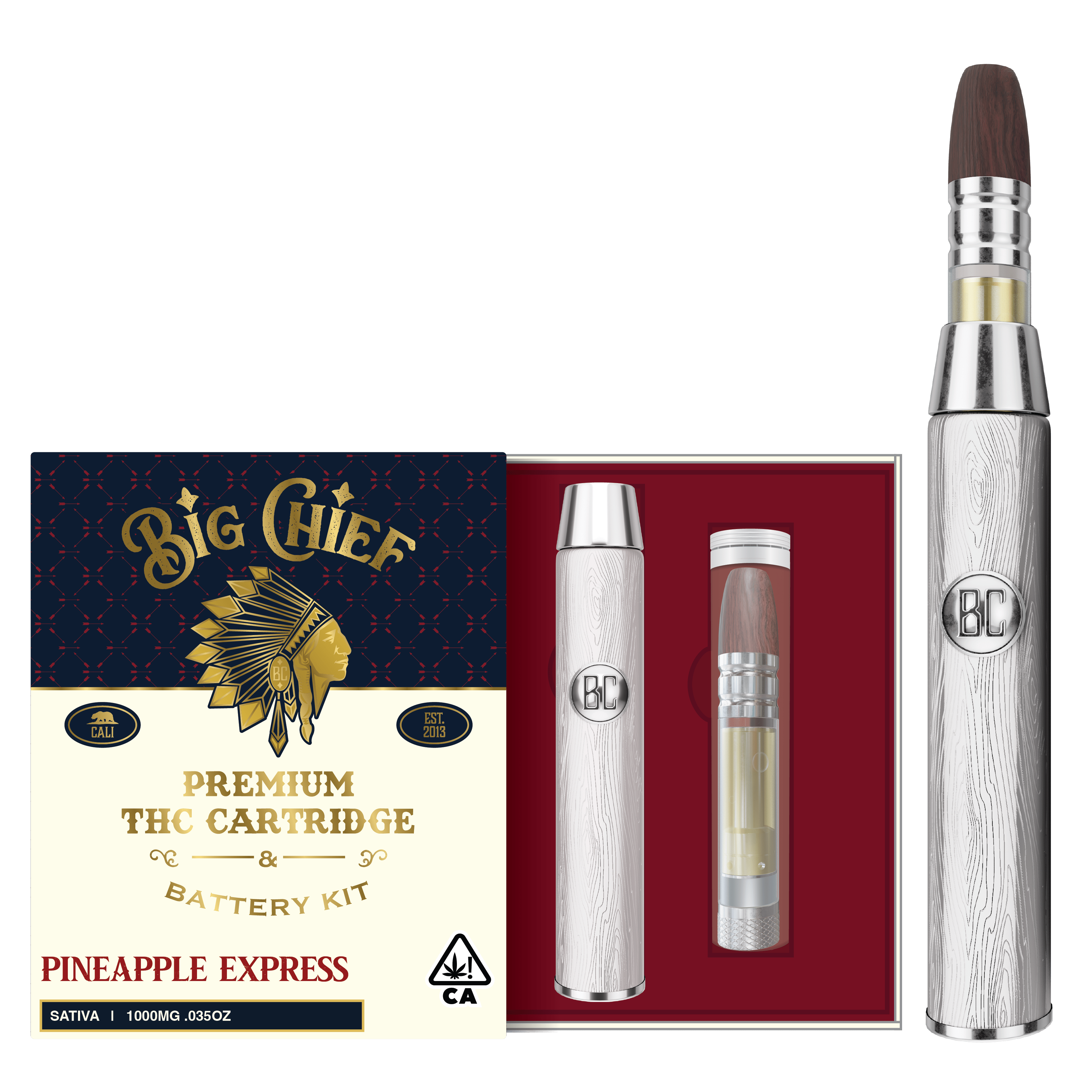 Pineapple Express 1g THC Cartridge, Battery, All-In-One Vape Pens : Big ...