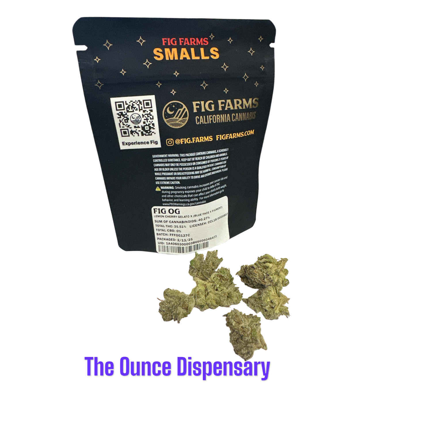 Fig OG 8th Smalls Flowers : Fig Farms