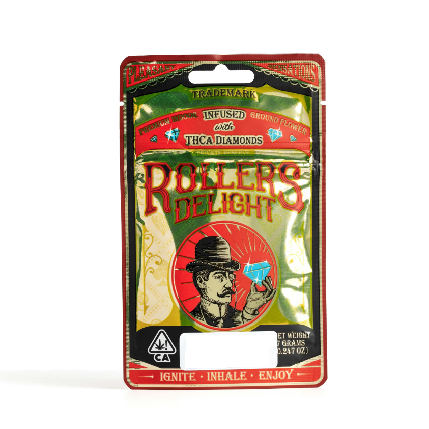 Thai GRR King 28g Sativa Shake with Diamonds Flowers : Rollers Delight